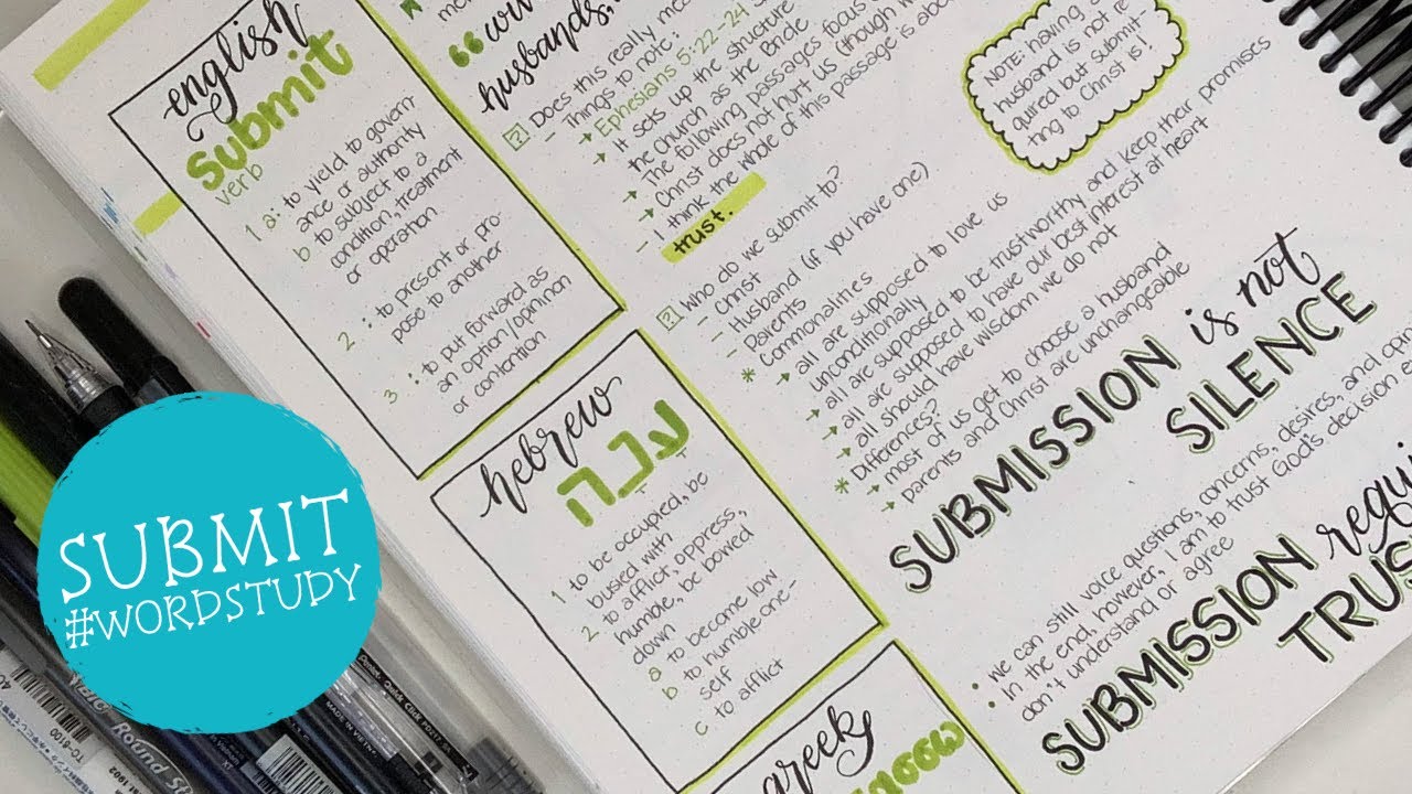 What Does SUBMIT Mean Word Study Journal With Me YouTube what-does-submit-mean-word-study-journal-with-me-youtube