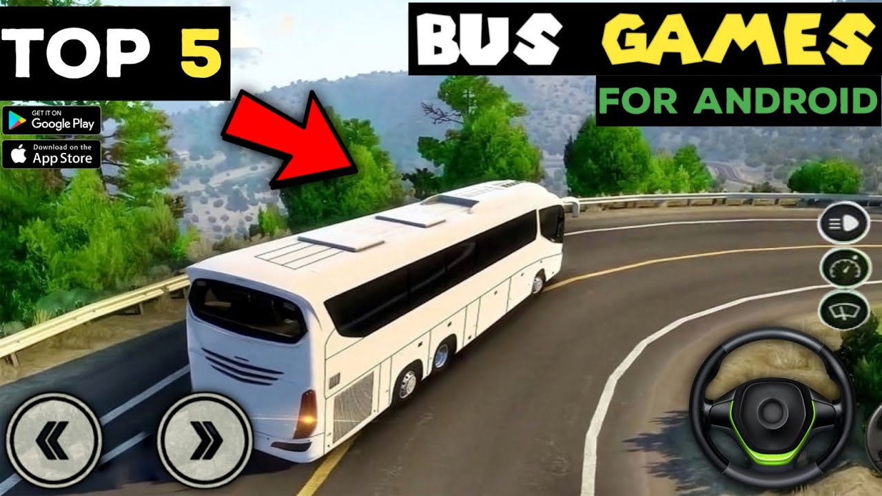 Top 5 Bus Simulator Games For Android😱 | Best Bus Simulator Games For ...