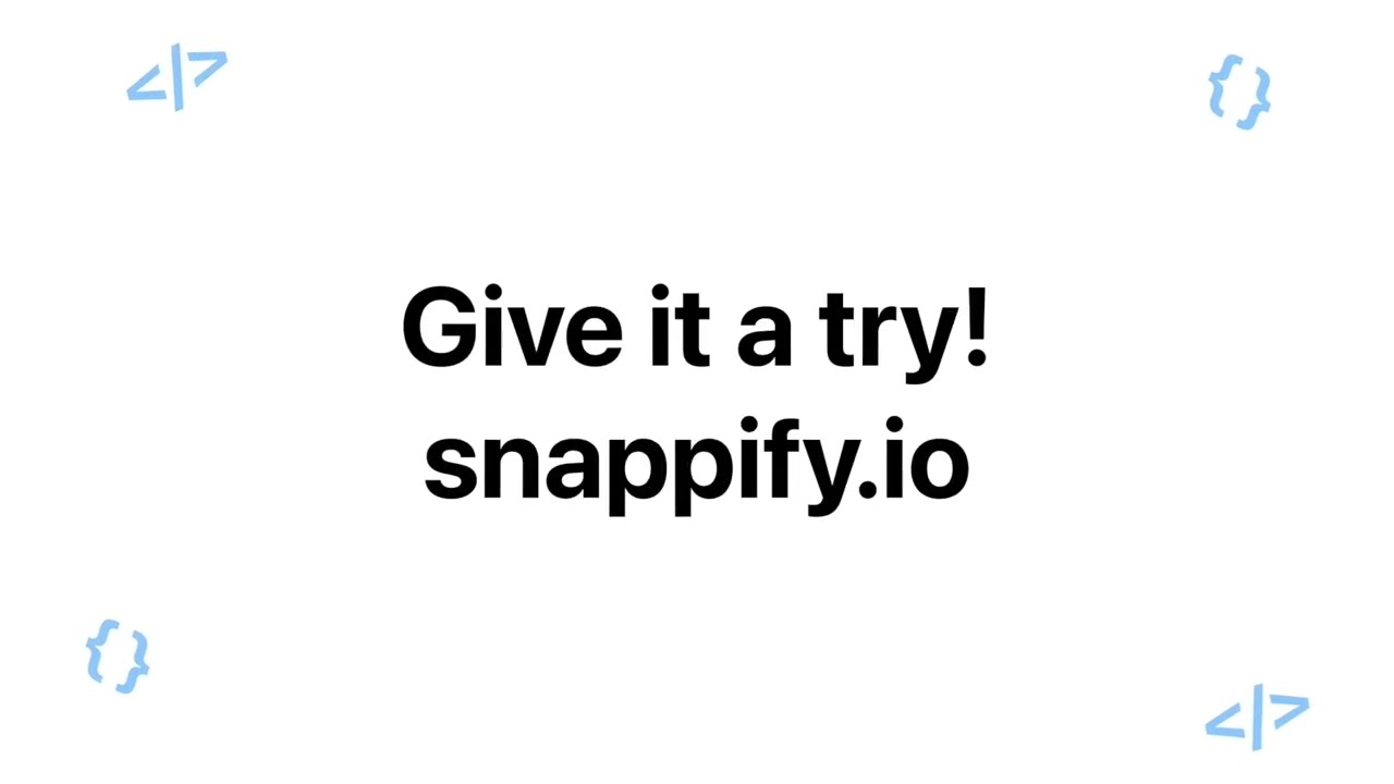 snappify - Launch Trailer - YouTube