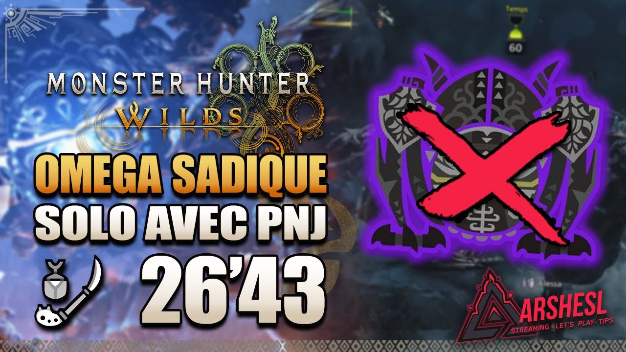 Battre Oméga sadique en solo dans MHWilds c'est possible ! (mais avec ...