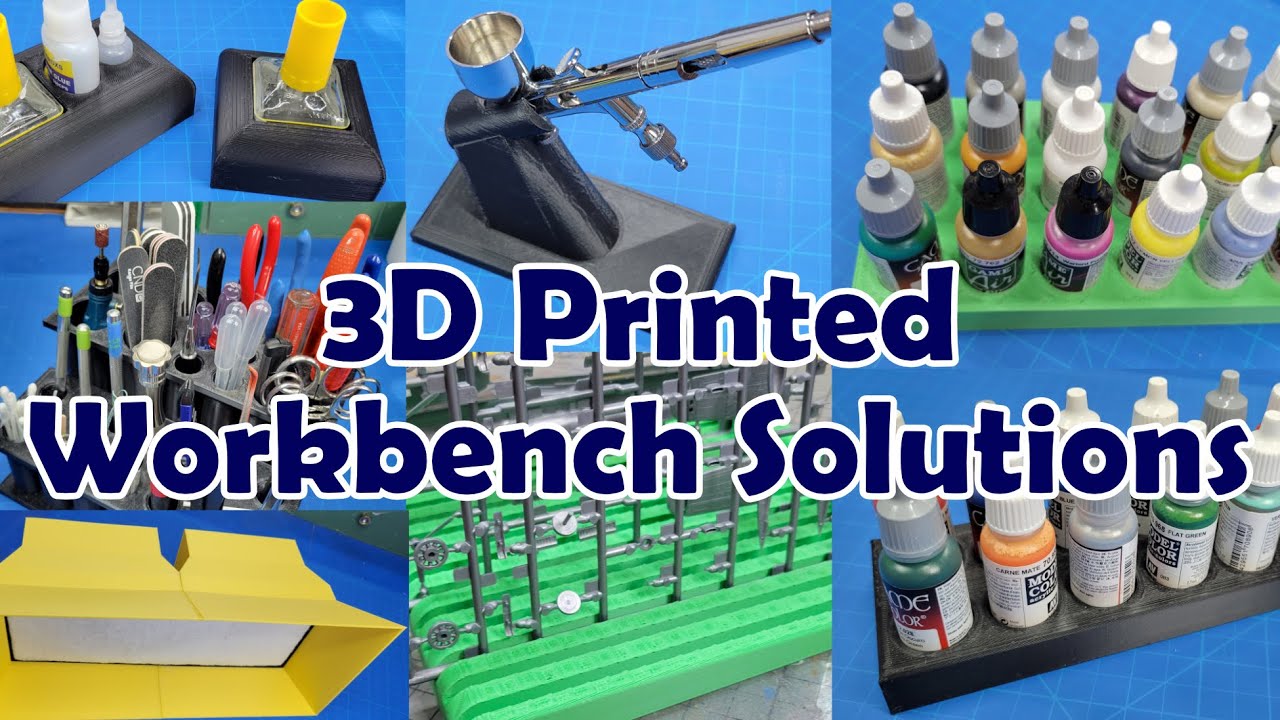 Six 3D Prints to Help Creativity and Focus at your workbench! - YouTube