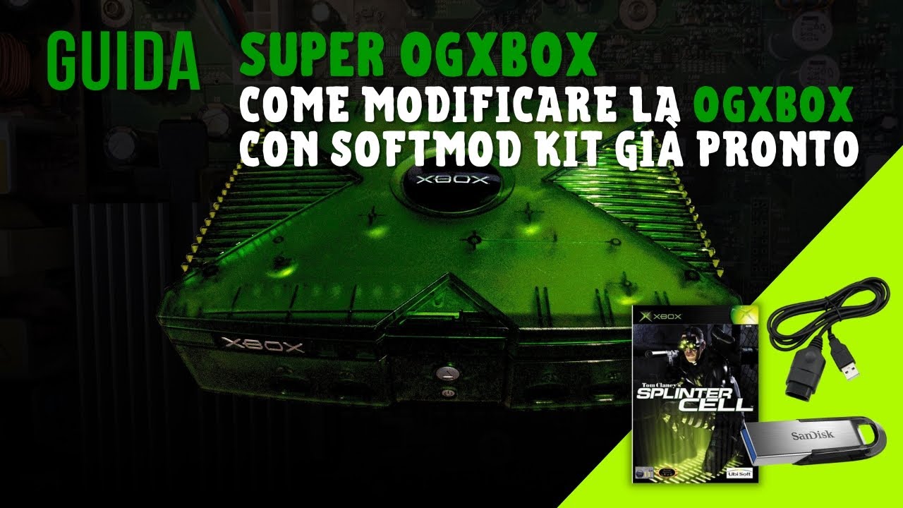 Modifica Original Xbox con softmod kit già pronto-Rocky5 Xbox ...