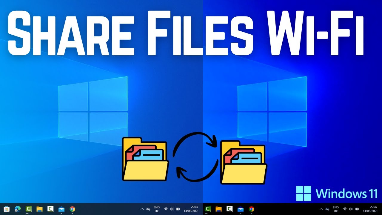 How to Transfer Files Between Two Windows 11 PCs Over Wi-Fi | Share ...