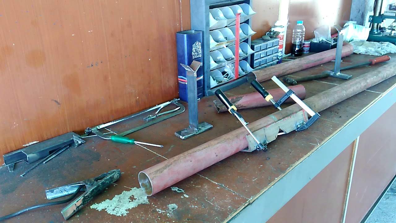 Μάθημα ηλεκτροσυγκόλλησης. Συγκόλληση σωλήνα. - YouTube