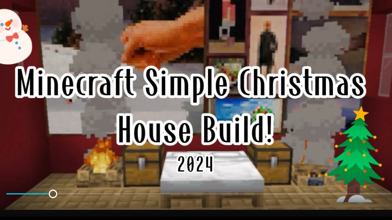 Minecraft Simple Christmas House Build! - YouTube