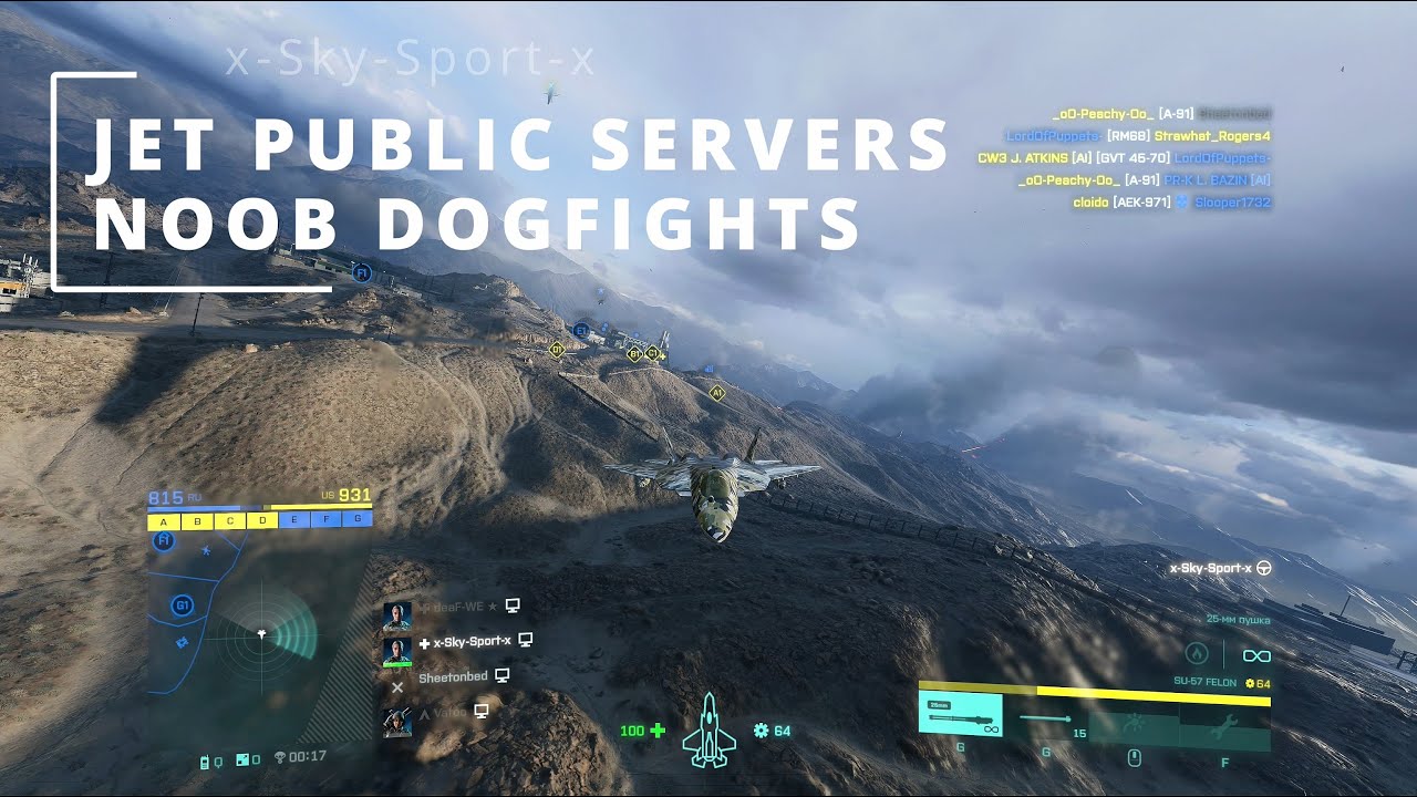 JET PUBLIC SERVERS NOOB DOGFIGHTS | Battlefield 2042 - YouTube