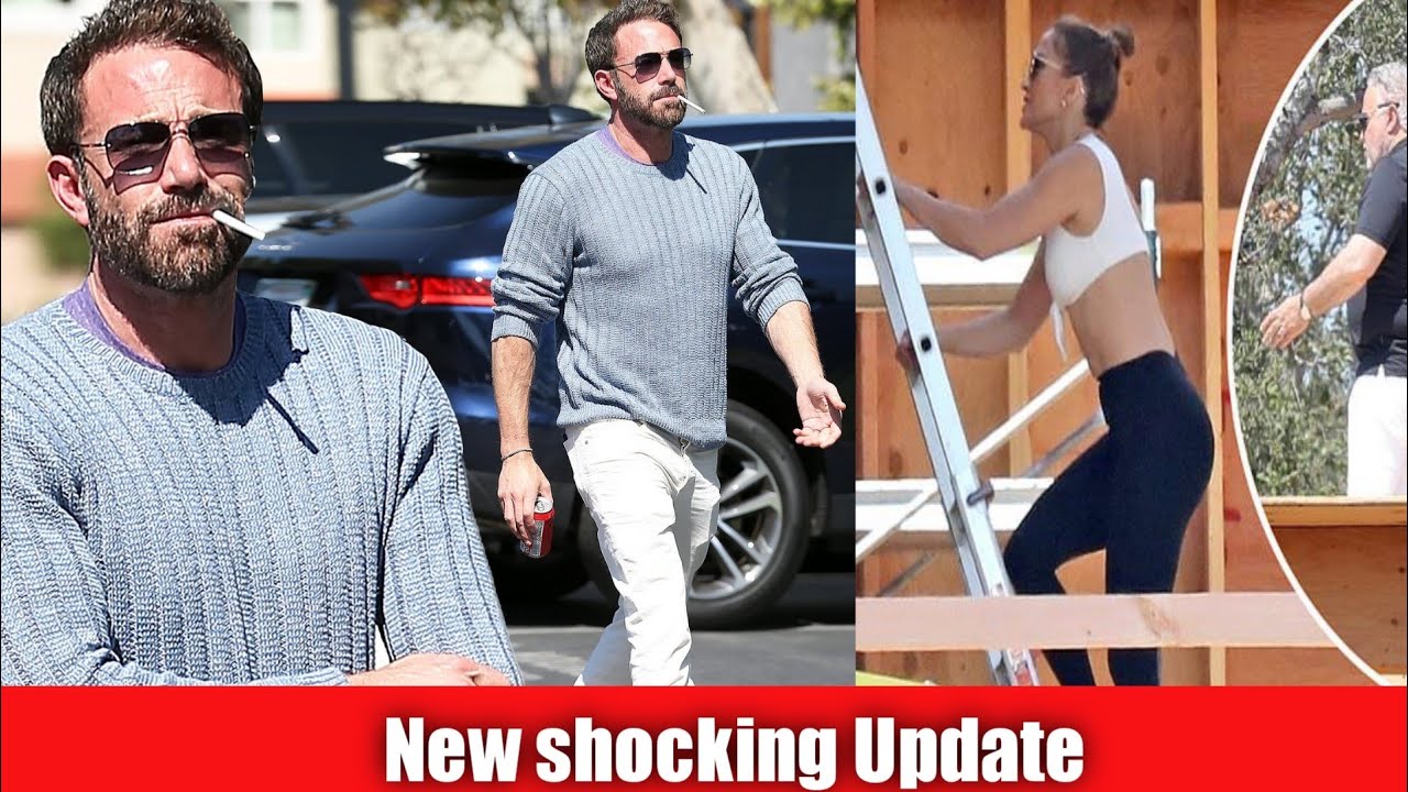 You must be shocked:Ben Affleck puffs on a cigarette as he carries a ...