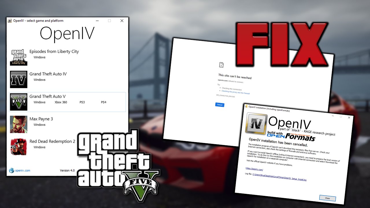 Как установить OpenIV, если не скачивается с сайта или не ...