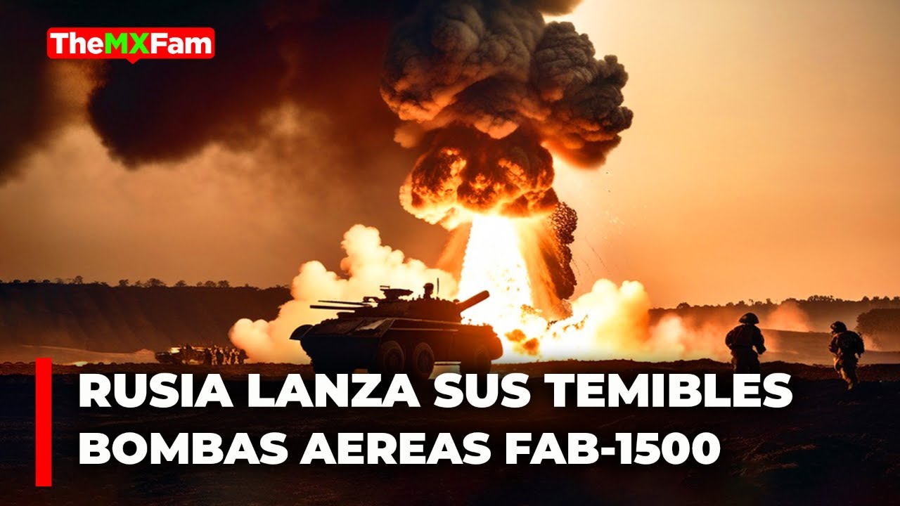 Rusia Lanza Sus Poderosas Bombas FAB-1500 Sobre Las Defensas Ucranianas ...