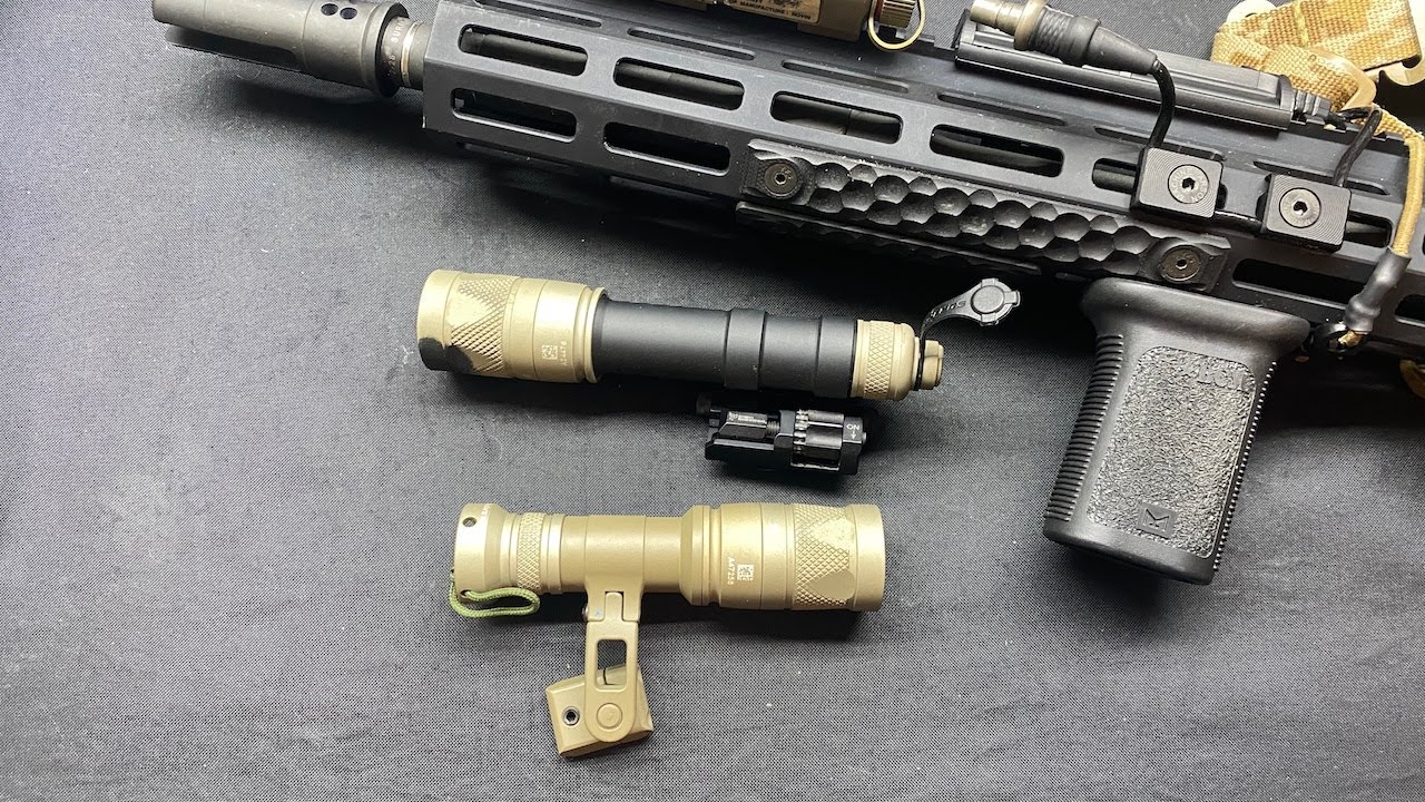 Surefire M300 vs M600 scout light - YouTube