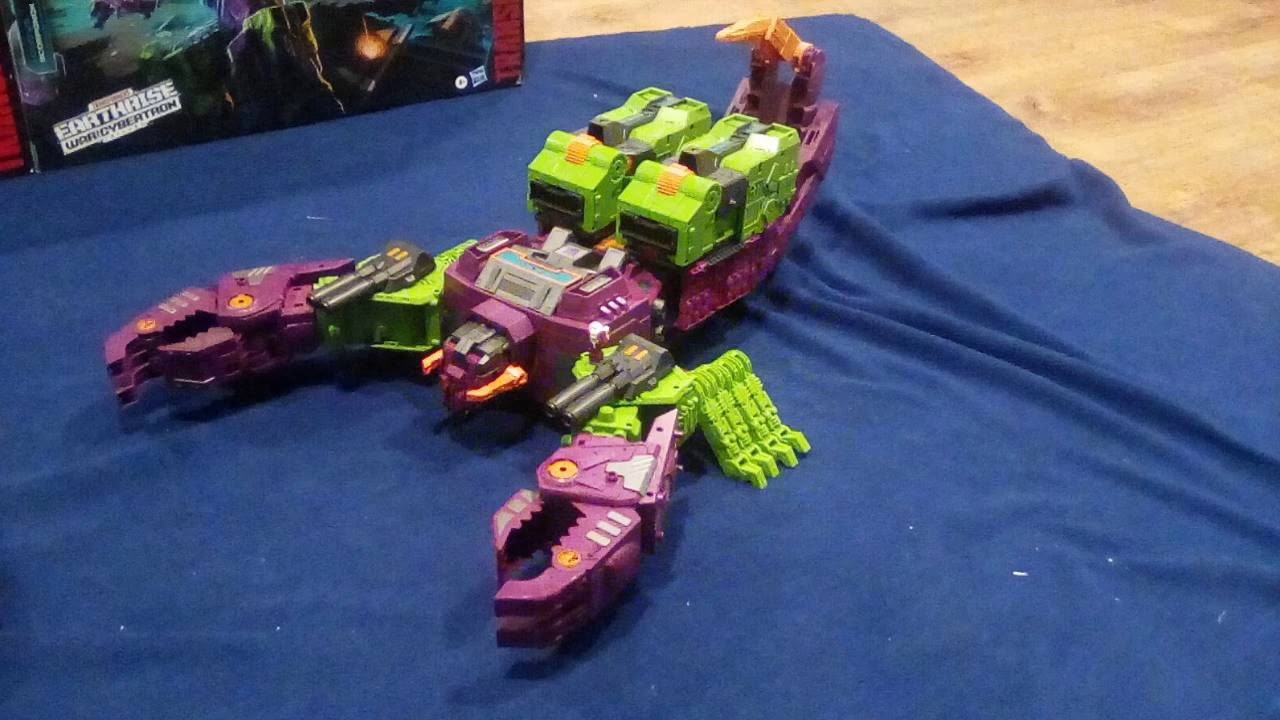 Transformers G4 Fortress Maximus Vs Scorponok Stop Motion - YouTube
