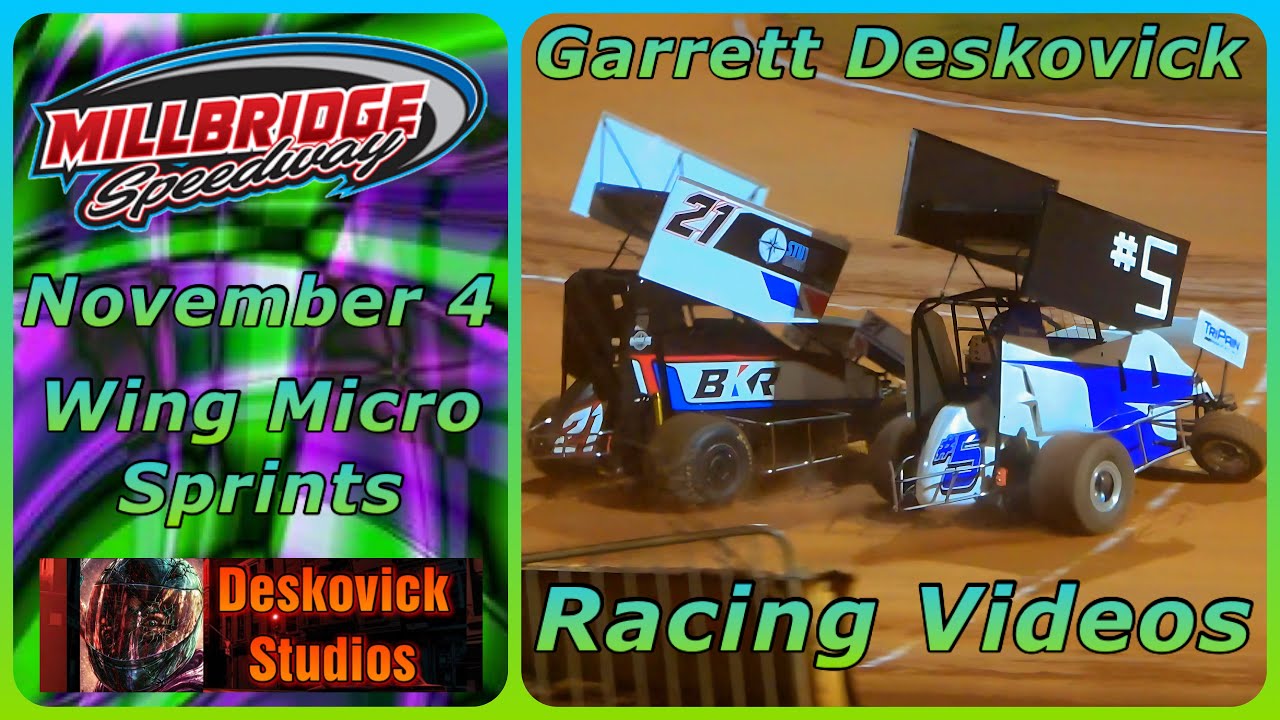 Millbridge Speedway | November 4, 2024 *Wing Micro Sprints* FULL RACE ...