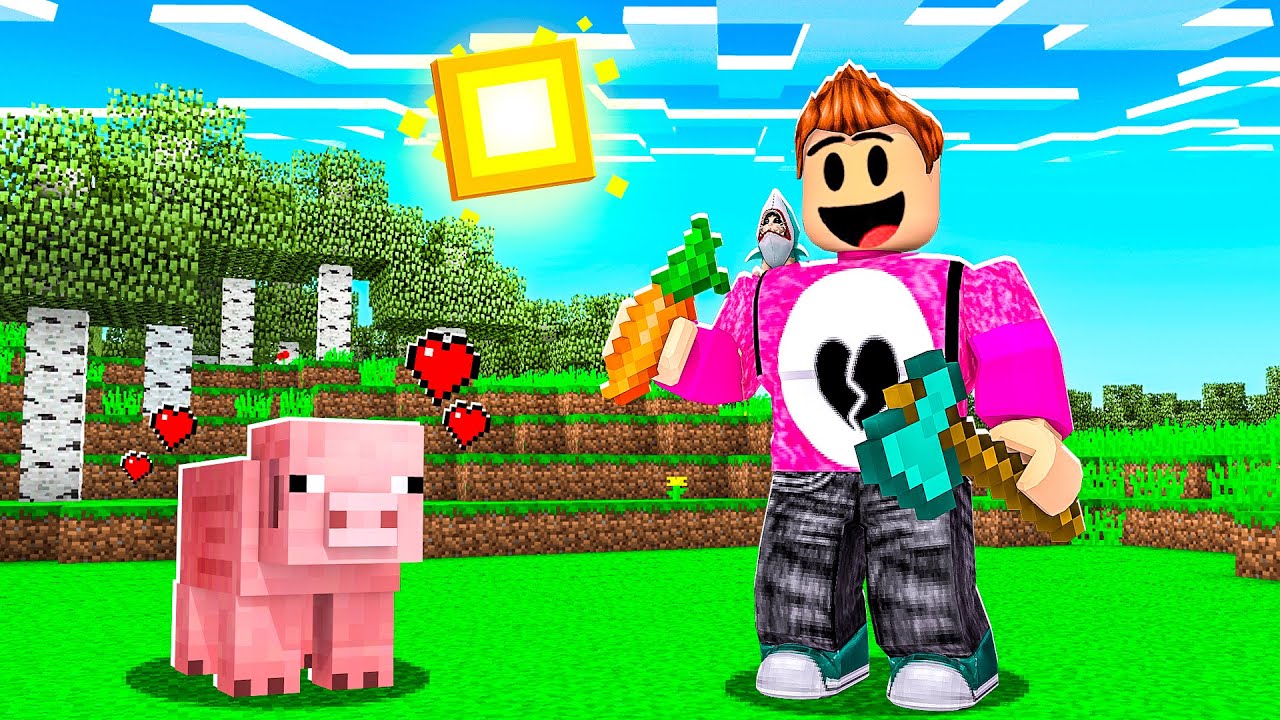 HACEMOS NUESTRA PROPIA CASA en MINECRAFT | Cerso roblox - YouTube