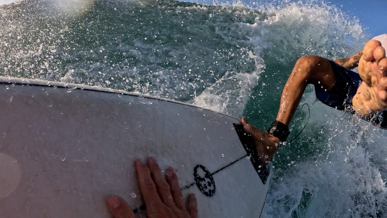 Close Call at Keramas: Dodging a Rogue Board After a Surf Drop-In ...