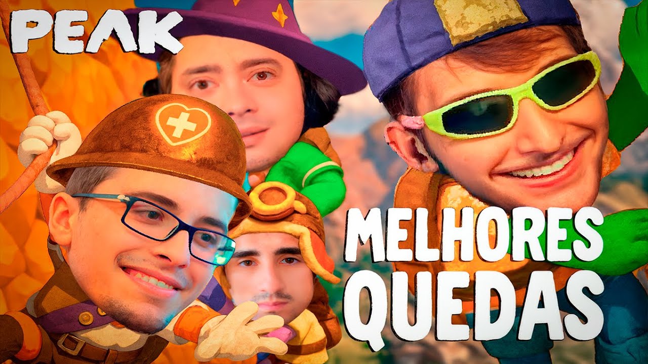 PEAK: AS PIORES QUEDAS DOS STREAMERS - MELHORES MOMENTOS ENGRAÇADOS ...