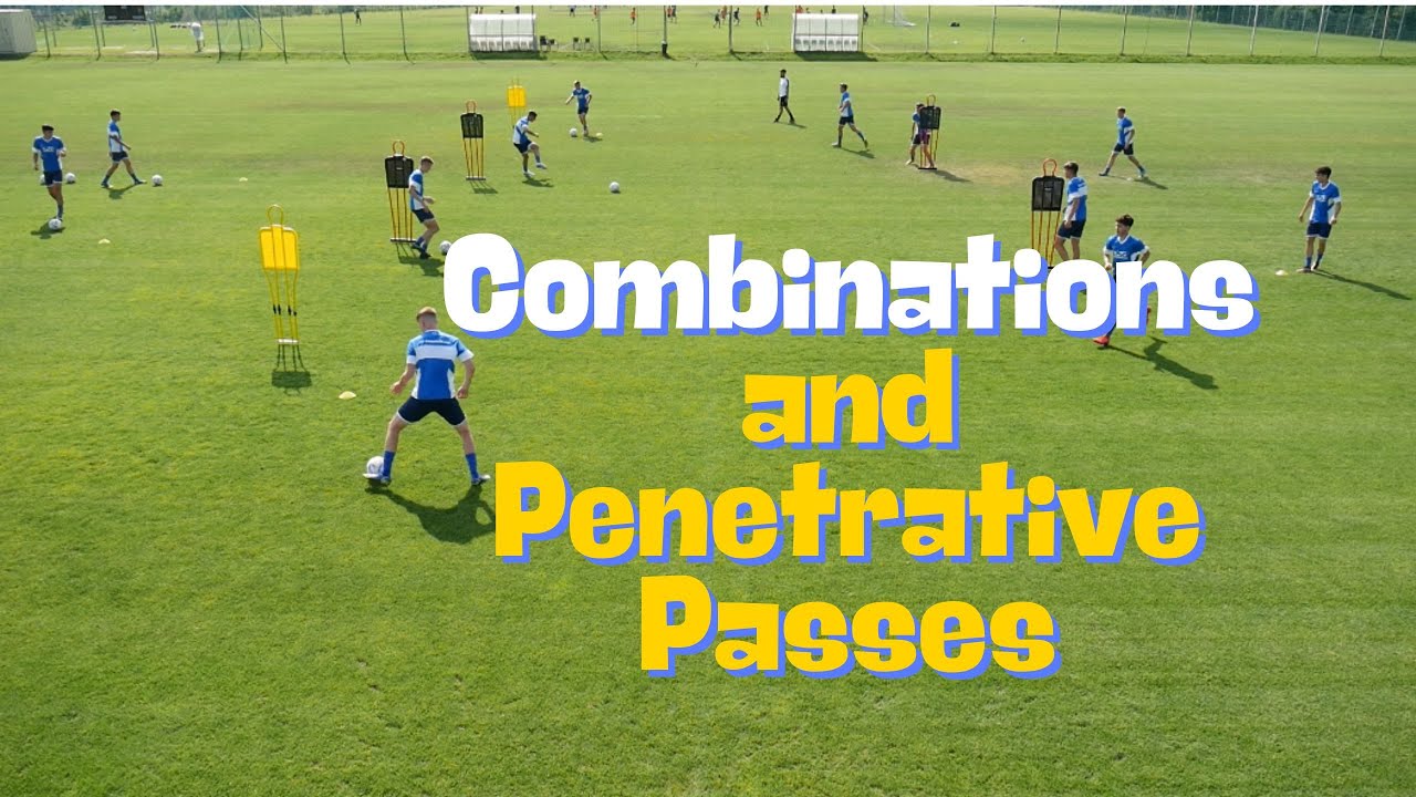 Quick Combinations and Changing Sides by Diagonal Passes - YouTube