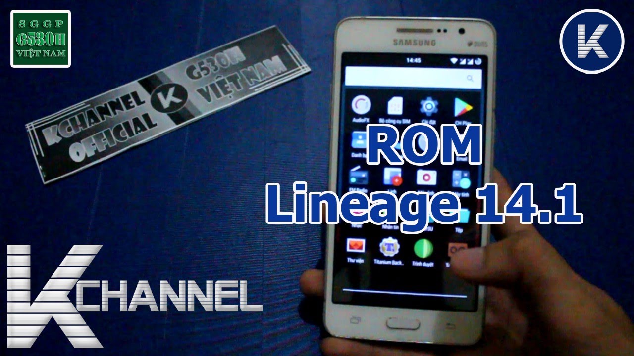 Install ROM COOK Lineage 14.1 for G530H - YouTube