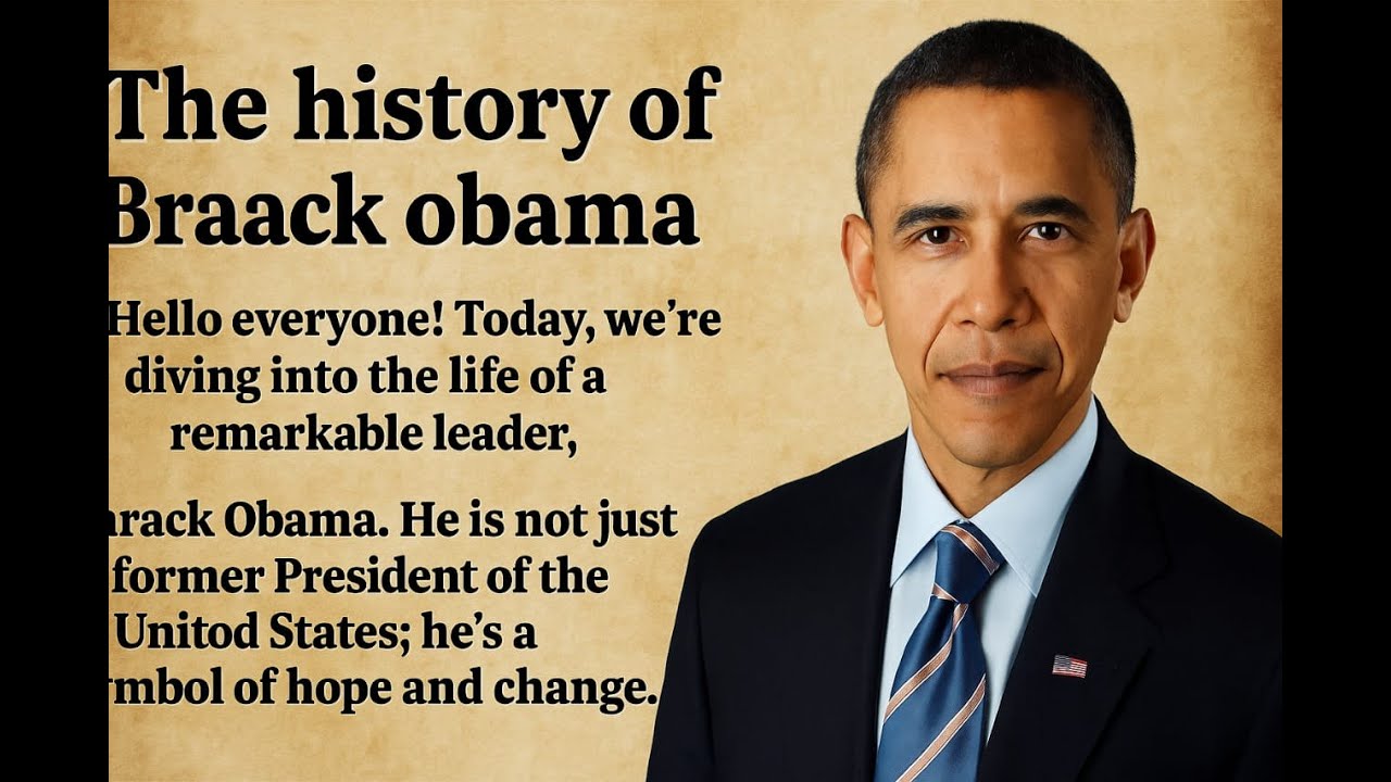 Brack Obama's Story || English Listening Practice || Graded reader ...