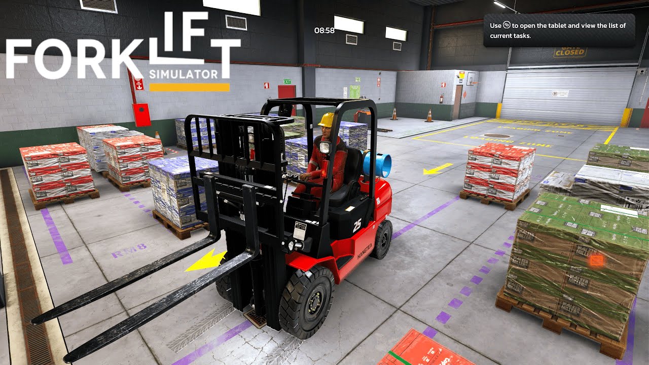 Forklift Simulator Gameplay ! - YouTube