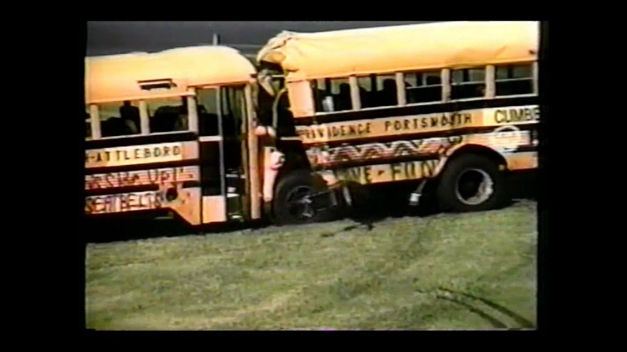 School Bus Demolition Derby Seekonk Speedway 5/30/99 - YouTube