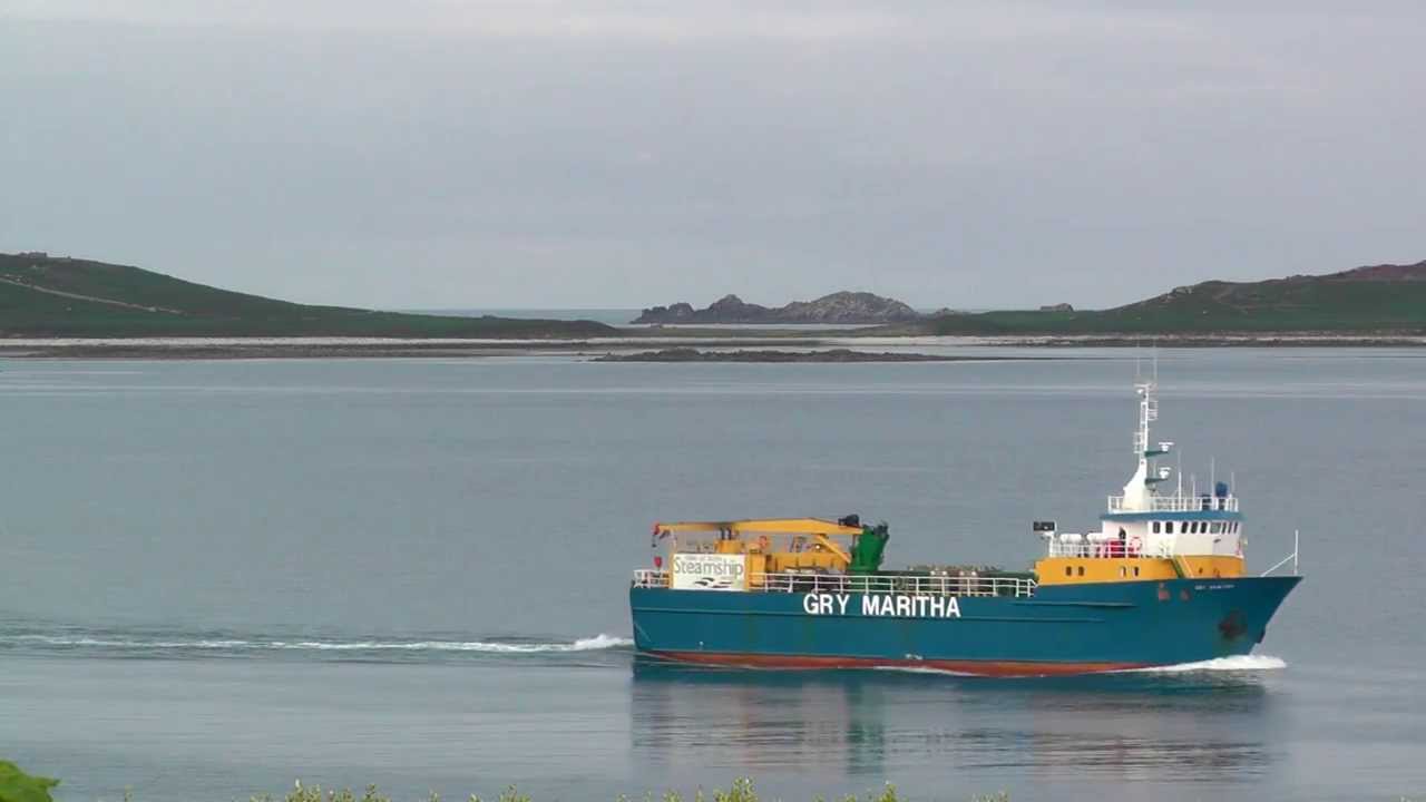 Gry Maritha Sails Out of St Marys on The Isles of Scilly Heading For ...