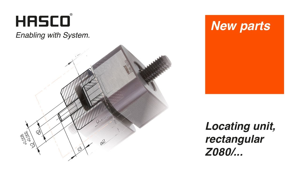 Locating unit, rectangular Z080/... - YouTube