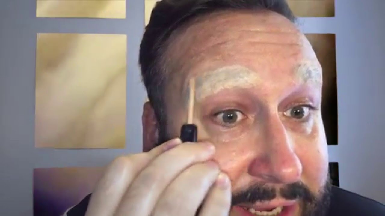 Eyebrow blocking, Drag makeup tutorial - YouTube
