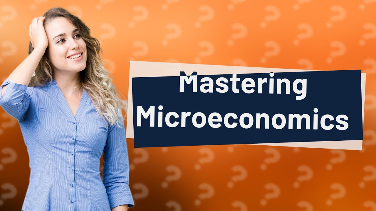 How Can I Understand the Basics of Microeconomics from MIT's 14.01SC ...