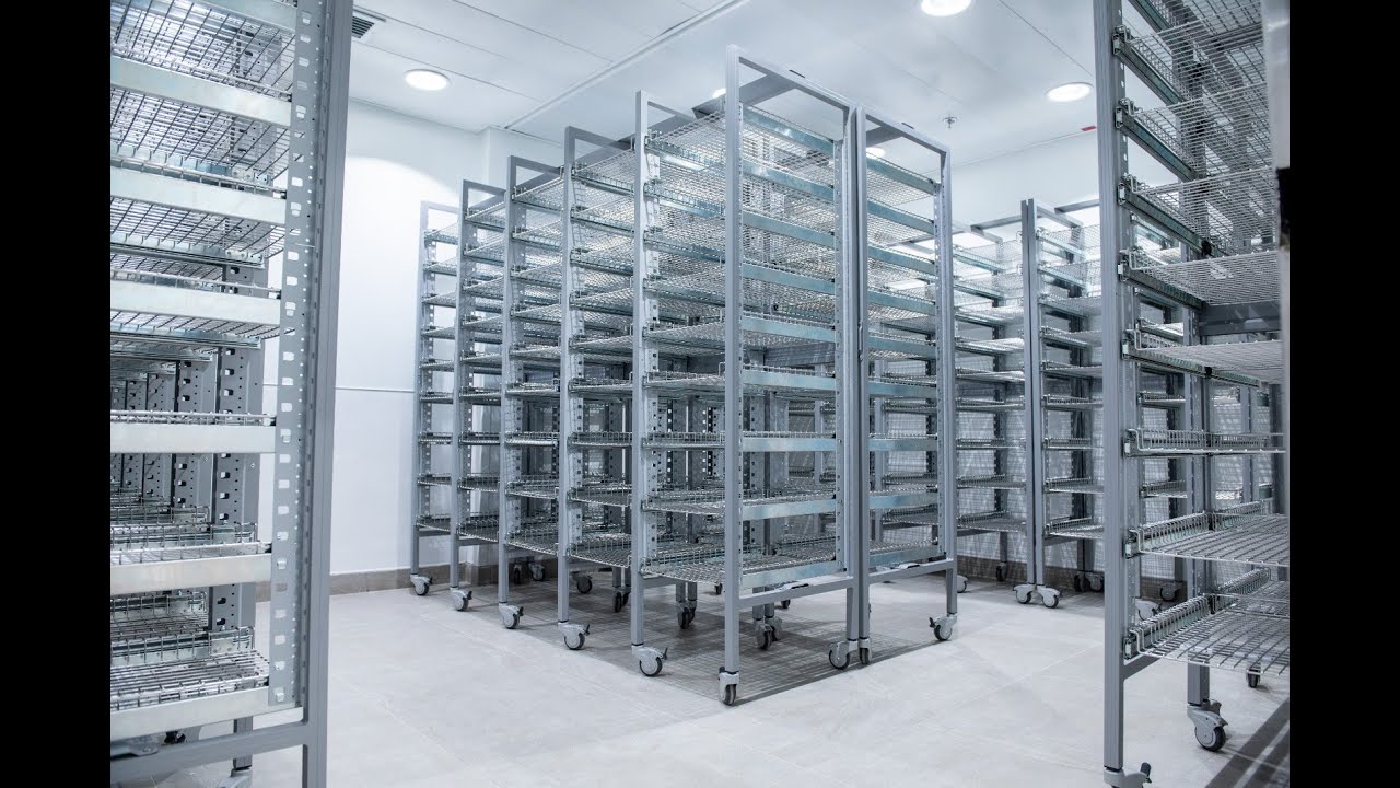 Hygieia -Installation of a sterile container storage room - YouTube