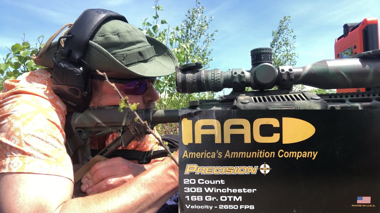Follow up test of AAC 308 168gr OTM - YouTube