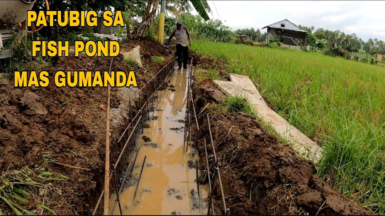 EXTENTION NG IREGATION PATUBIG PARA SA FISH POND - YouTube