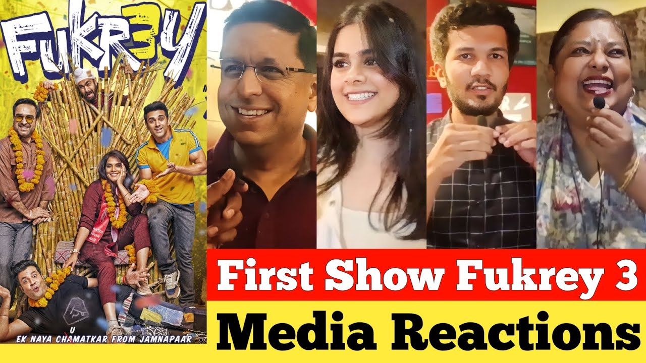 Fukrey 3 Movie FIRST SHOW Media Reactions| Fukrey 3 Movie Reviews ...