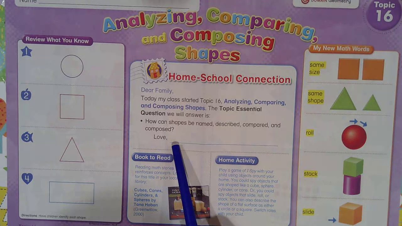Kindergarten Math Topic 16 - YouTube