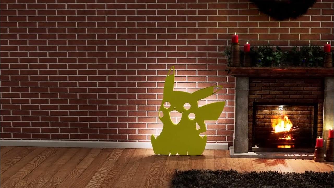 4ft Pikachu Template, Pokemon Silhouette Template, Pokemon Decor ...
