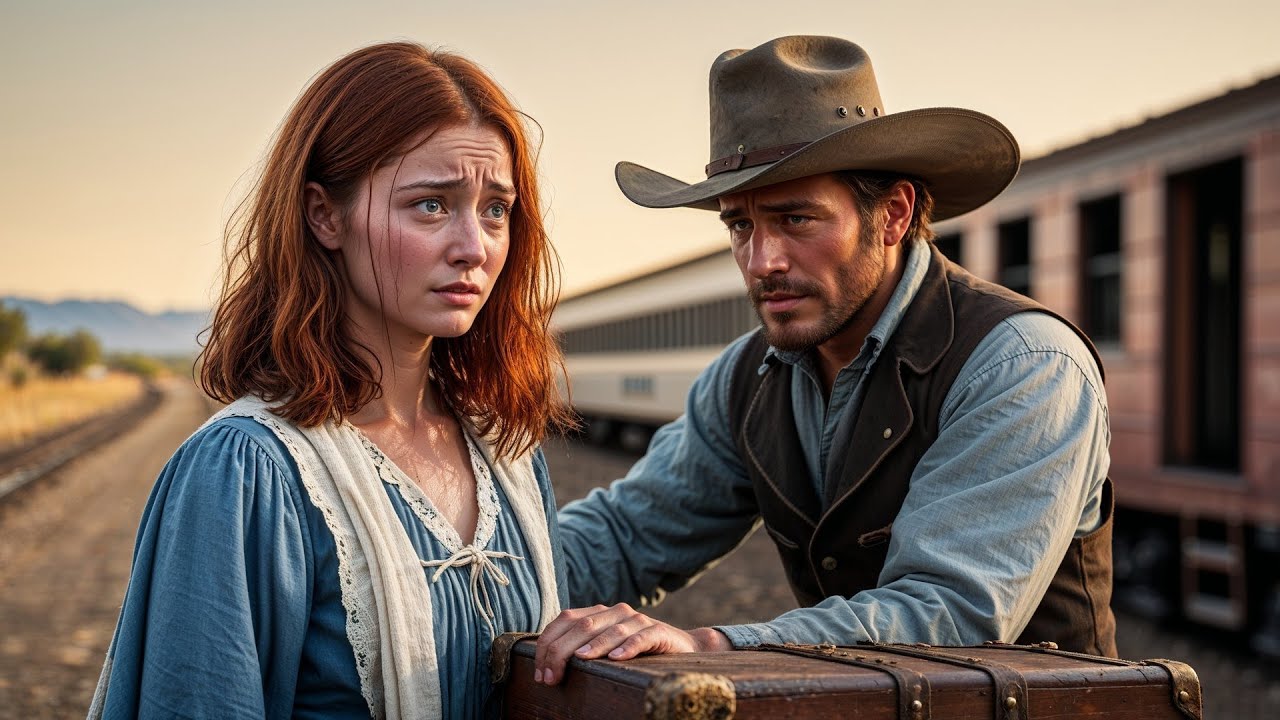 The Mail-Order Bride Stepped Off The Train In Tears, The Cowboy Lifted ...