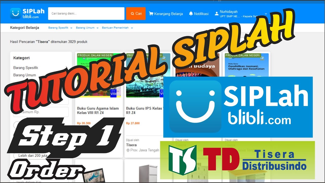 Tutorial Belanja Siplah Blibli Tisera Step1 (Membuat Pesanan) - YouTube