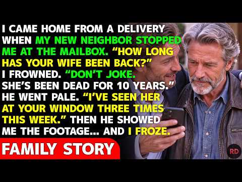 My New Neighbor Asked, “Is Your Wife Back?” —  She Died 10 Years Ago, Then He Showed Me His Footage…