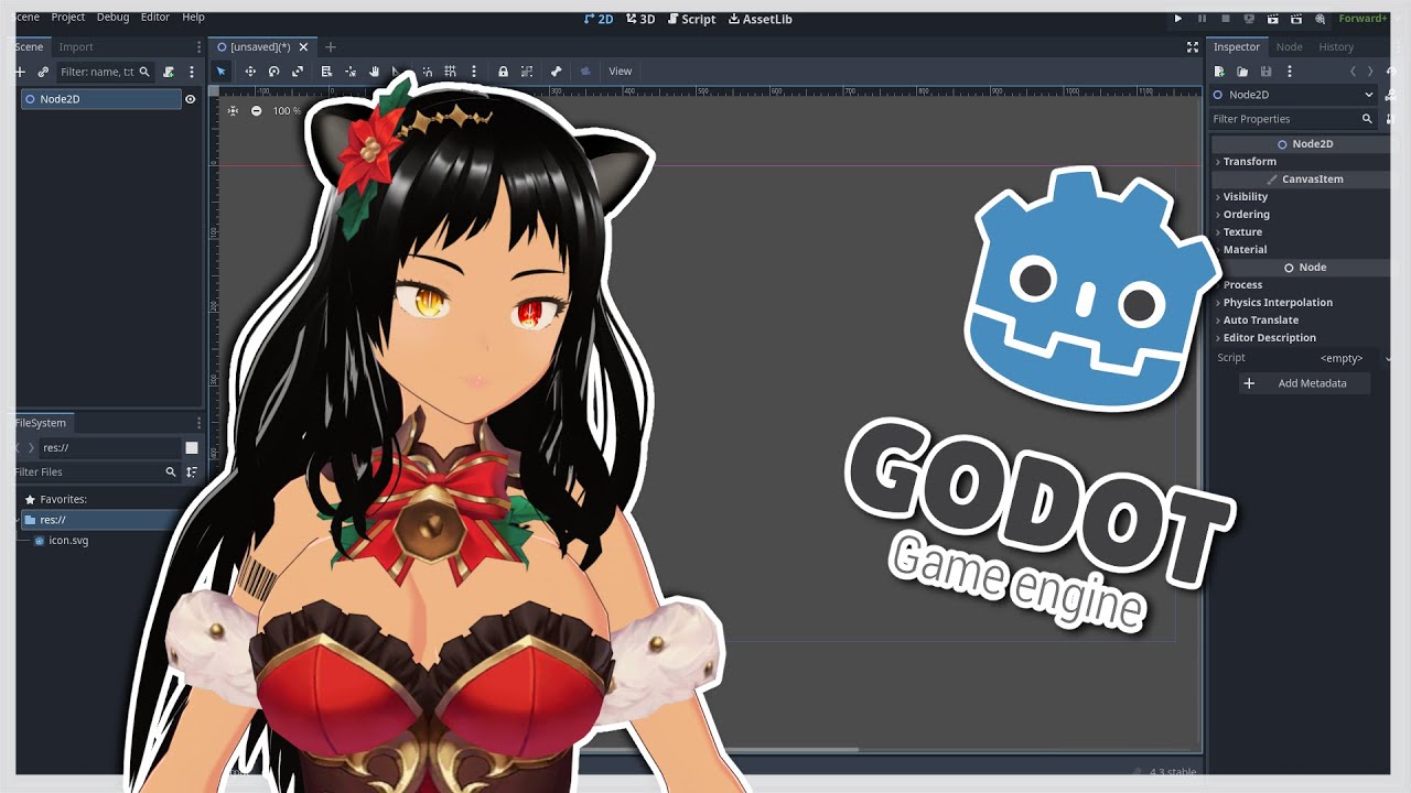 【Godot Engine / Programming】Let's learn Godot together! 【#vtuber】 - YouTube