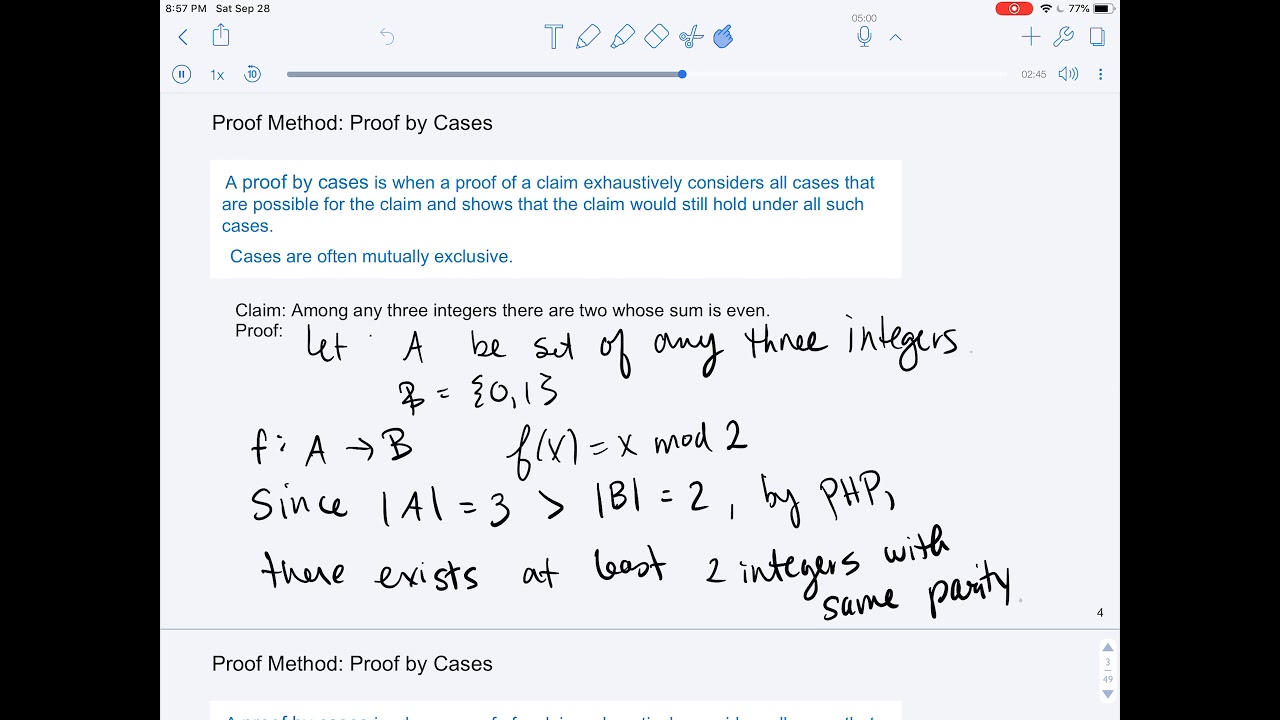 Non Constructive Proof By Cases YouTube Non Constructive Proof By Cases YouTube
