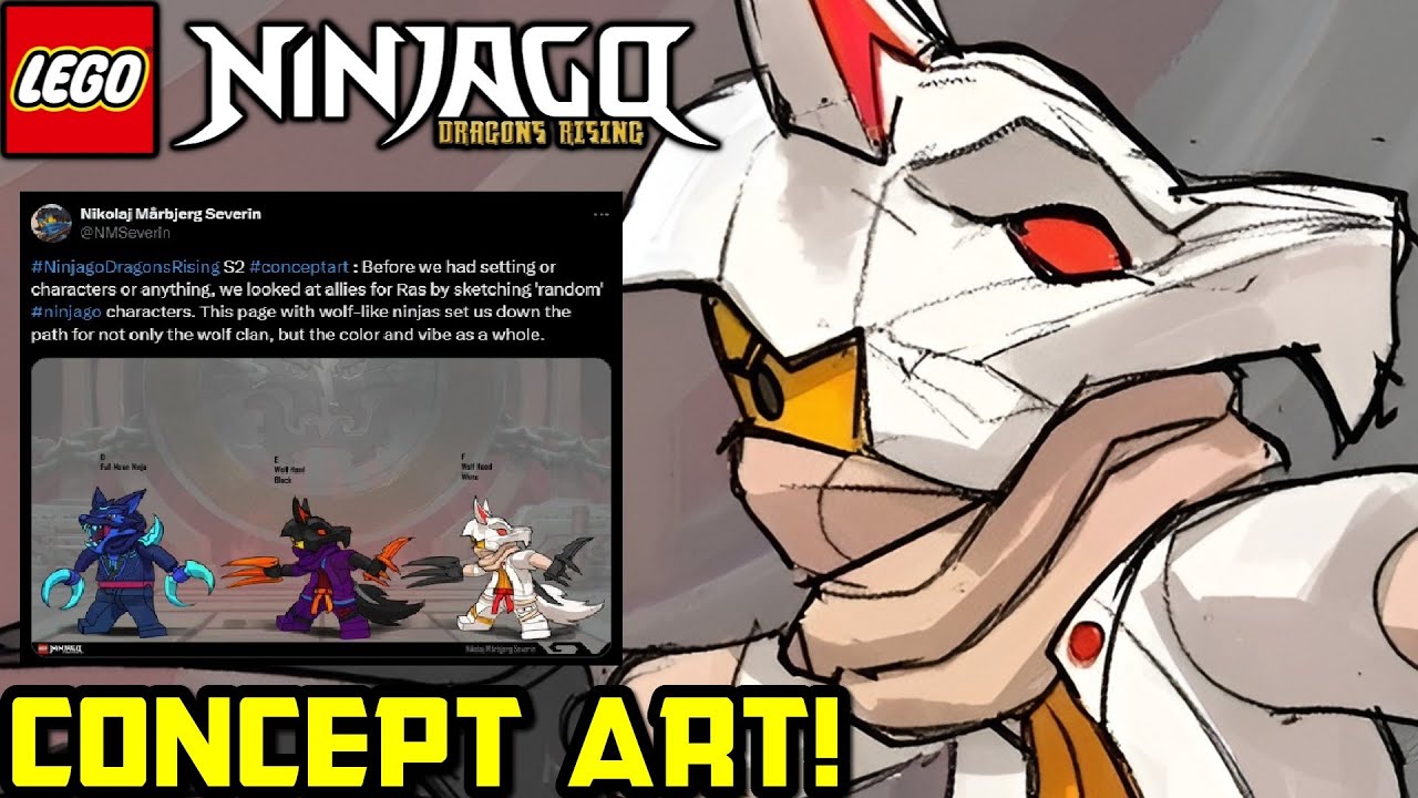 Amazing WOLF Concepts Revealed! 🐺 Ninjago Dragons Rising Season 2 News! - YouTube