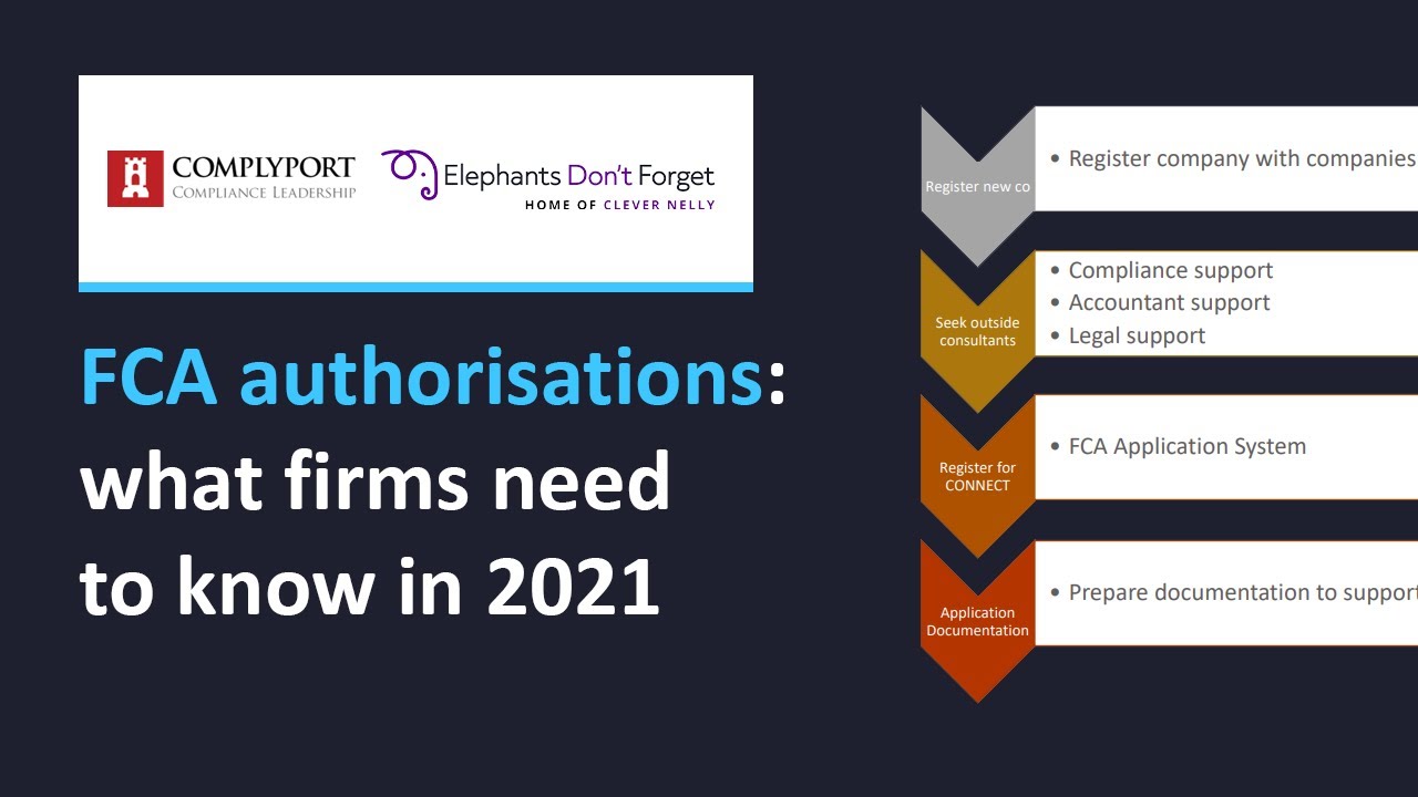 FCA authorisations: what firms need to know in 2021 - YouTube