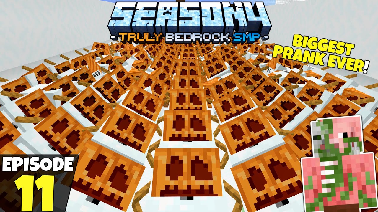 Truly Bedrock S4 Ep 11! My BIGGEST Redstone PRANK Ever! Minecraft ...