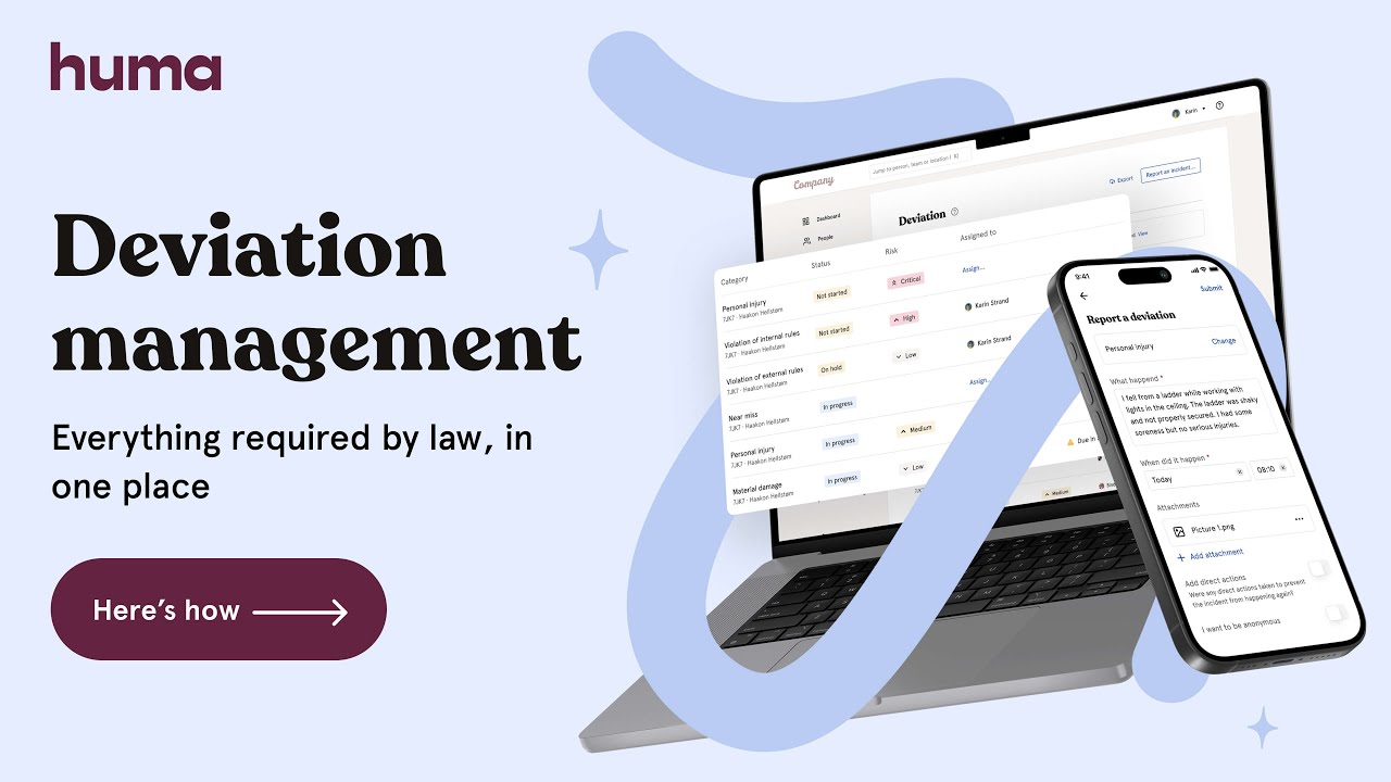 How to use deviation module in Huma - YouTube