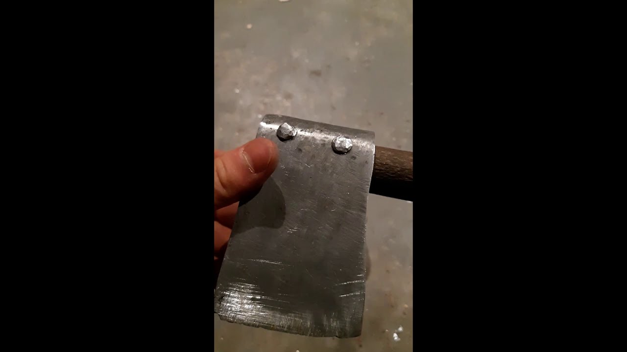 How to cold solid rivet - YouTube