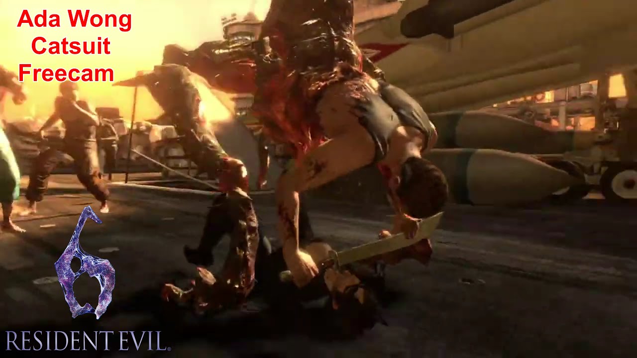 Ada Wong (Catsuit) Freecam Ryona リョナ Resident Evil 6 - YouTube