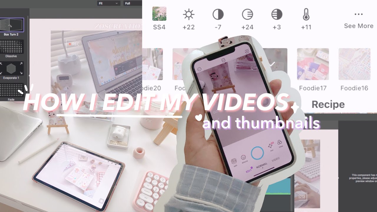 HOW I EDIT AESTHETIC VIDEOS ON MY IPAD/IPHONE 🍥 ft. wondershare - YouTube
