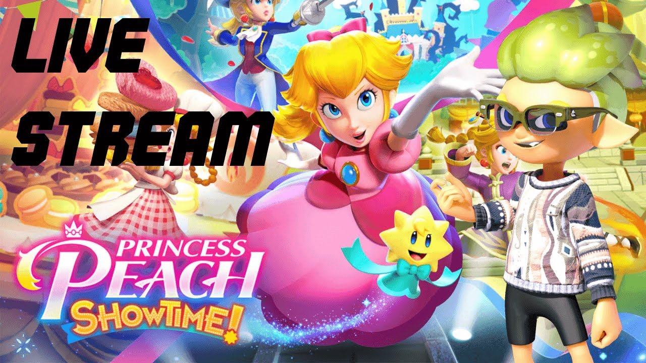 PRINCESS PEACH SHOWTIME PLAYTHROUGH - DAY 2 & SPLATOON 3 SPLATFEST TEAM ...