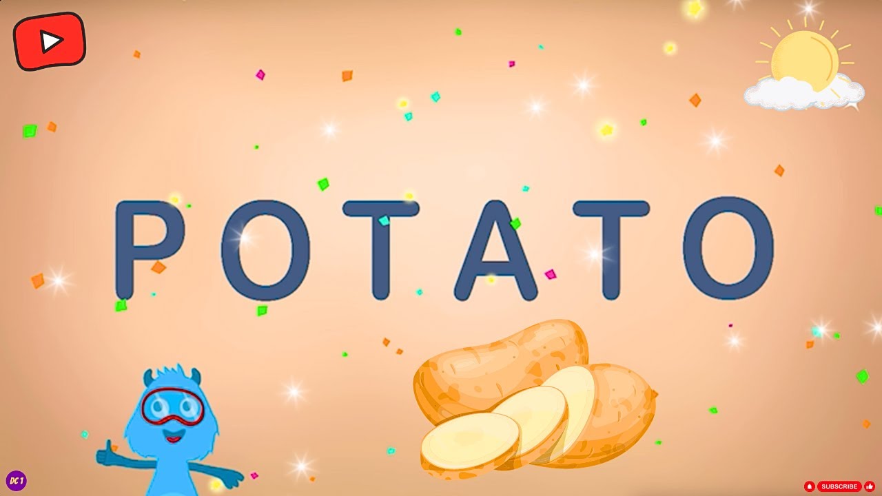 Learn the Names of Vegetables | Trace & Spell to Potato 🥔 | Expand ...