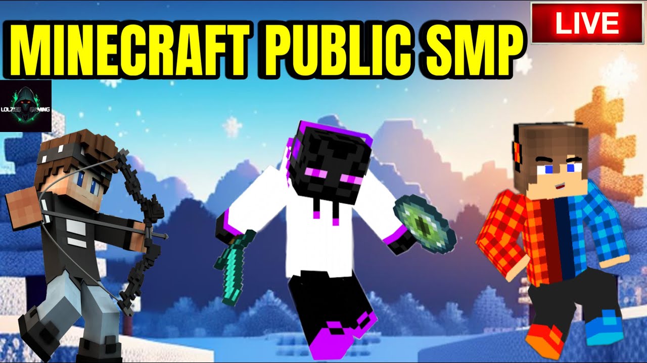 MINECRAFT PUBLIC SMP ( PARKOUR )| JAVA + PE SMP | #minecraft # ...
