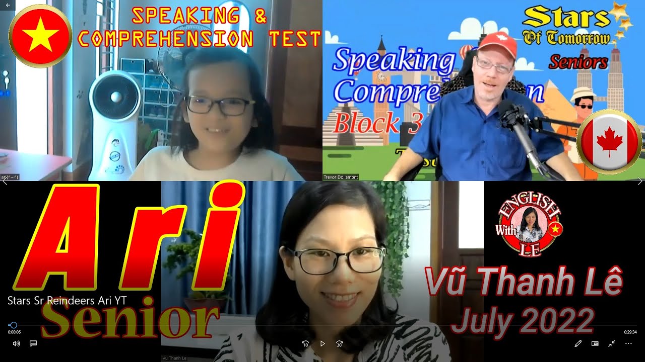 Stars of Tomorrow Seniors - Ari - Block 3 Test - Vietnam - YouTube
